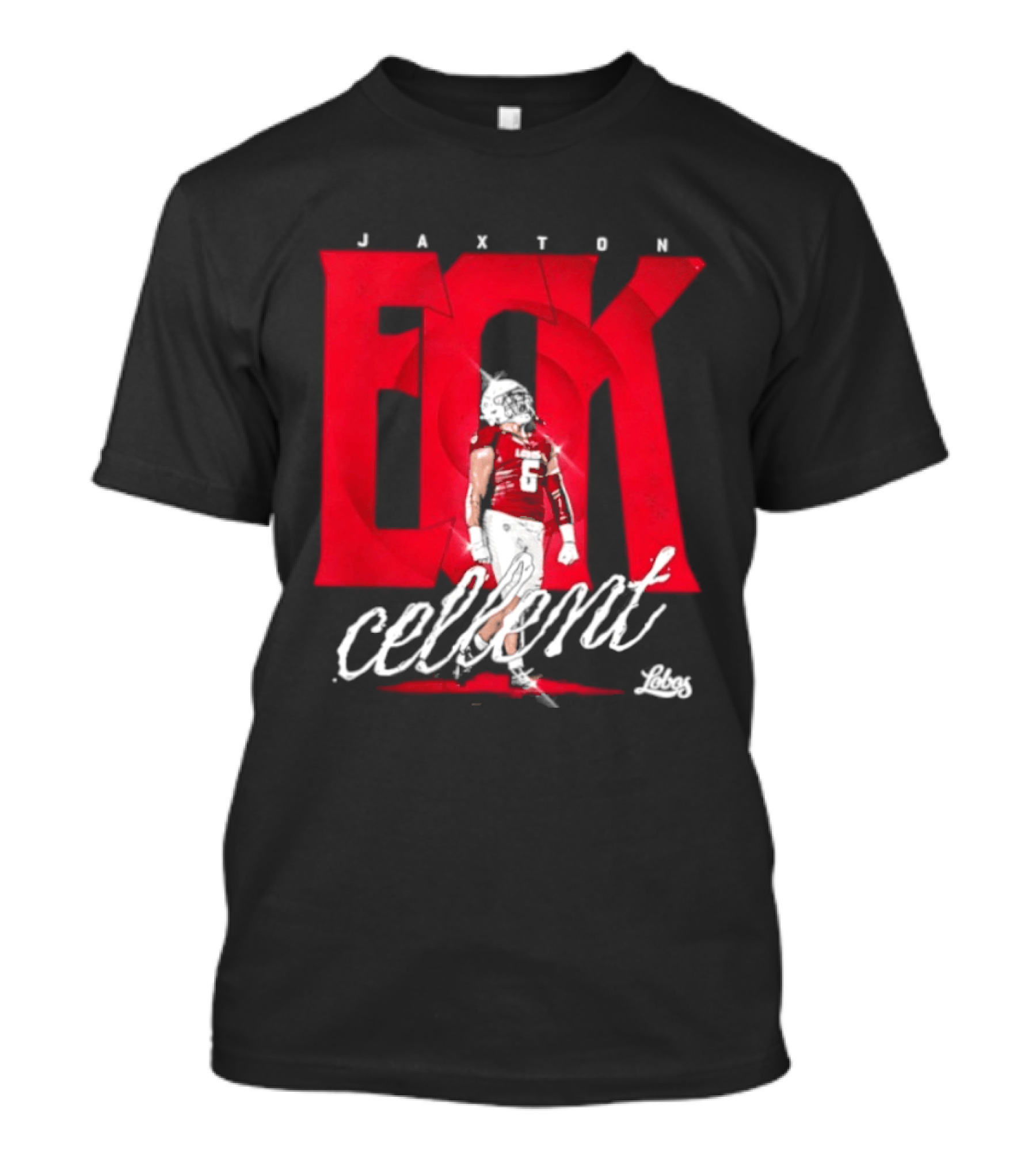 Eck Cellemt New Mexico Football Jaxton T-Shirt