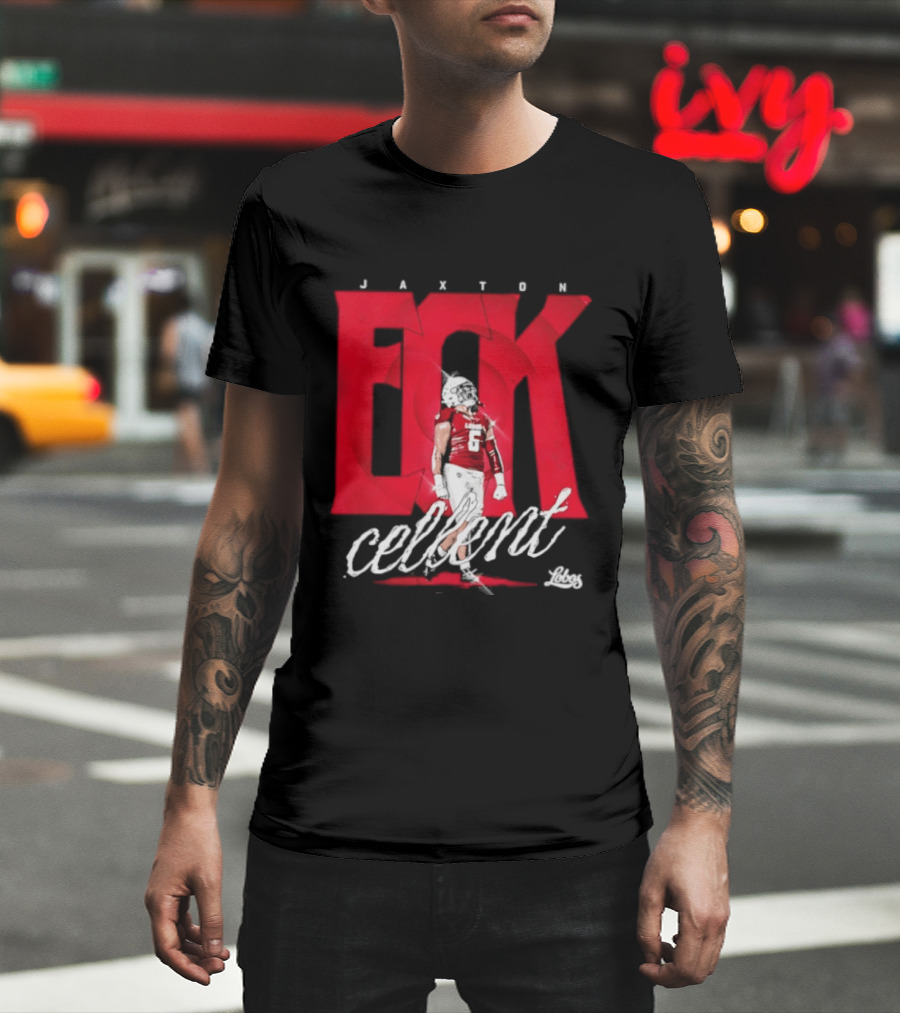 Eck Cellemt New Mexico Football Jaxton T-Shirt