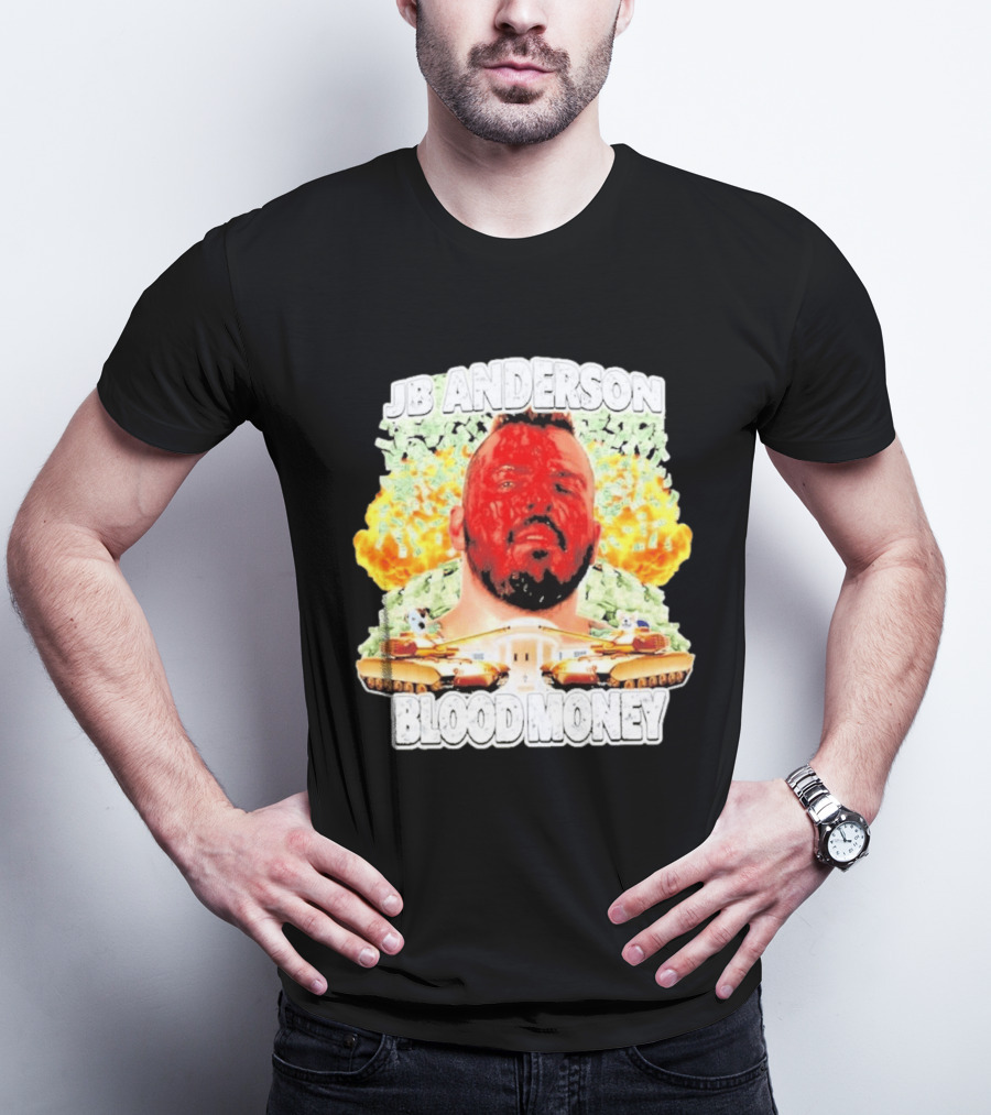 JB Anderson Bloodmoney 90s Bootleg Explosion Cash Tanks T-Shirt