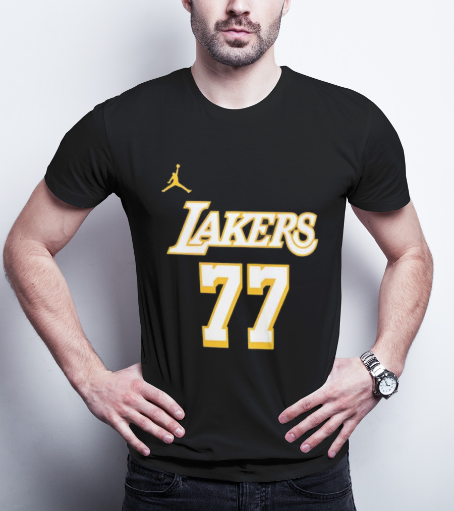 Luka Doncic Lakers 77 Jordan T-Shirt