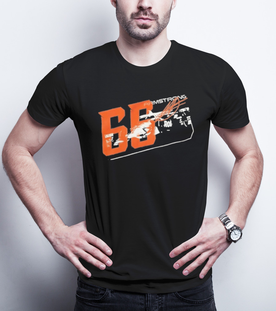 Armstrong 66 Racing Number With Dynamic Speed Lines T-Shirt