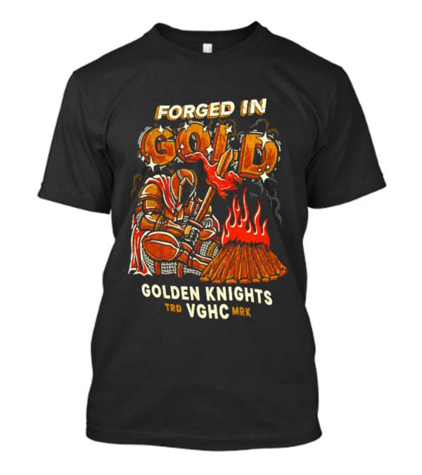 Forged In Gold Vegas Golden Knights VGHC NHL T-Shirt
