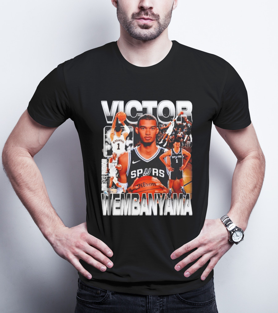 Victor Wembanyama Spurs Phenom Basketball Player T-Shirt