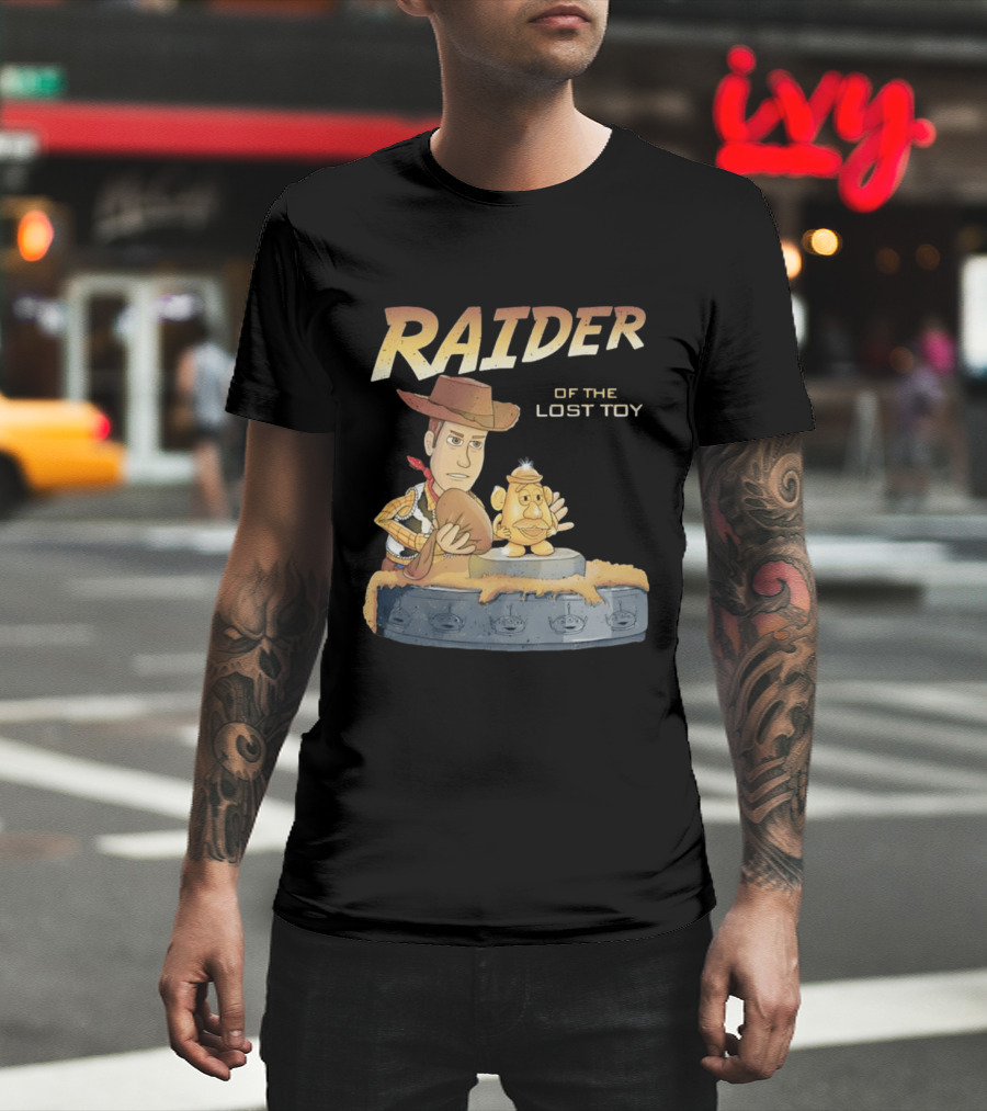Raiders Toy Story Woody Mr Potato Head Lost Toy T-Shirt