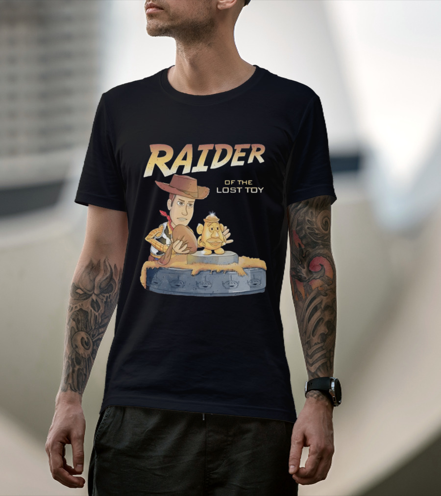 Raiders Toy Story Woody Mr Potato Head Lost Toy T-Shirt
