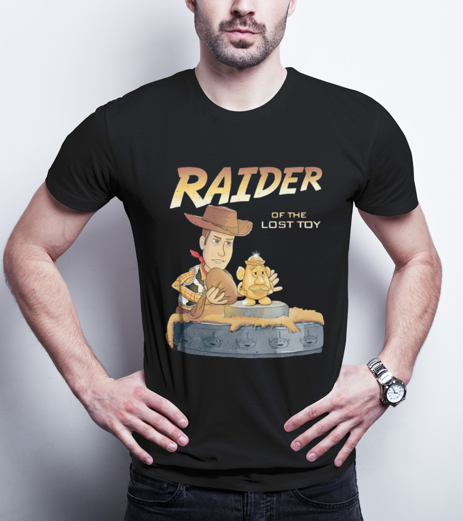 Raiders Toy Story Woody Mr Potato Head Lost Toy T-Shirt
