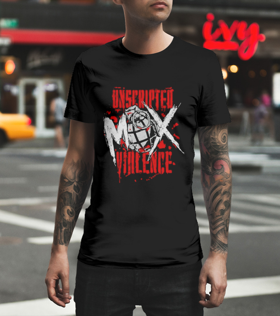 AEW Unscripted Violence Mox Grenade T-Shirt