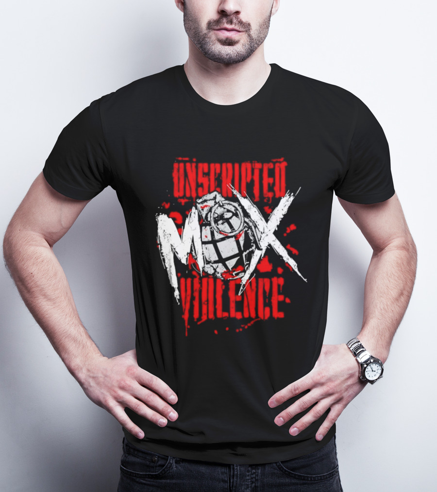 AEW Unscripted Violence Mox Grenade T-Shirt