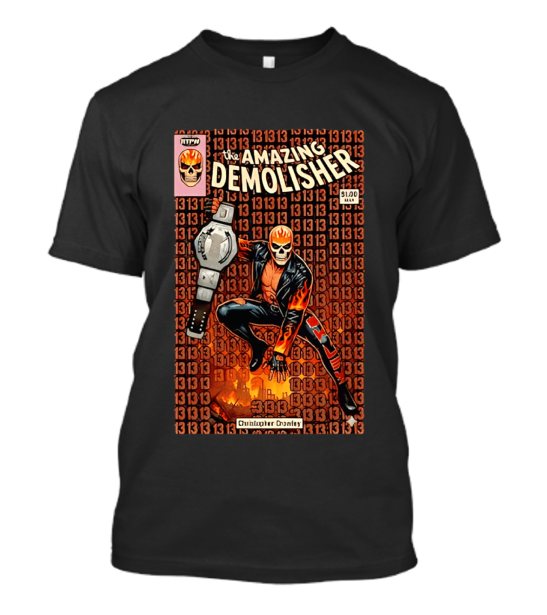Ghost Rider The Amazing Demolisher Comic Cover Christopher Danley 13 13 13 T-Shirt