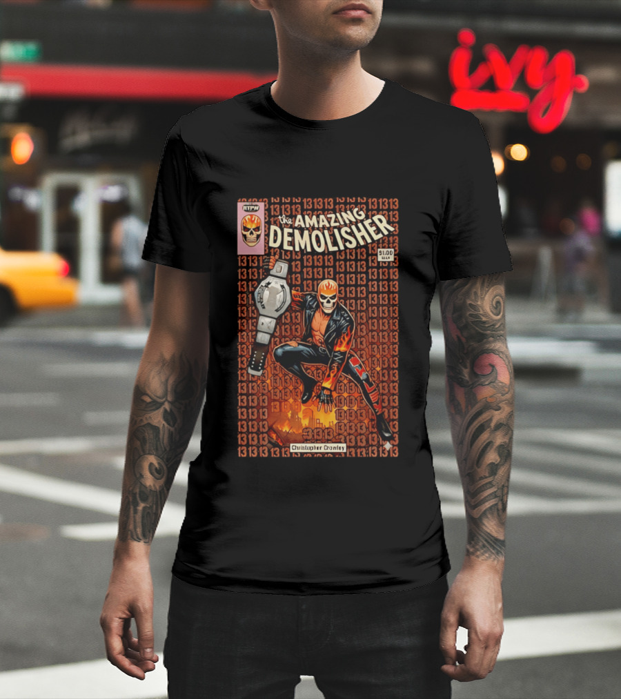 Ghost Rider The Amazing Demolisher Comic Cover Christopher Danley 13 13 13 T-Shirt