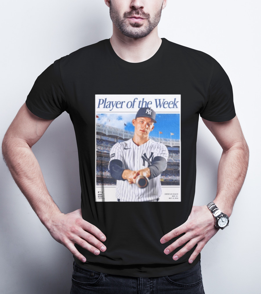 American League May 25 May 31 2026 Ben Rice Player Of The Week Yankees T-Shirt