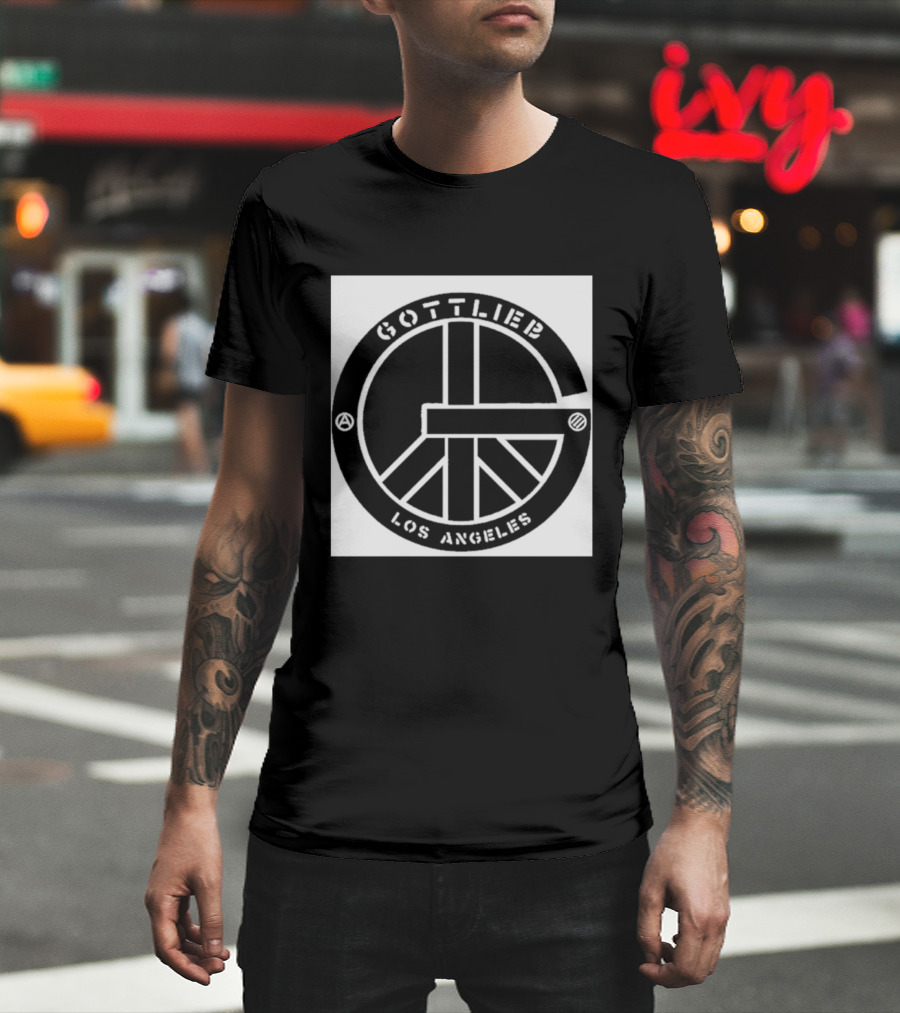 Gottlieb Peace Symbol Circle Los Angeles T-Shirt