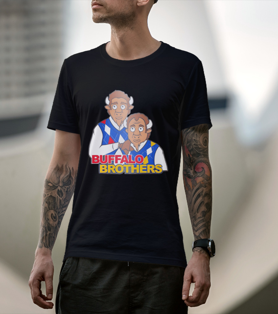 Buffalo Brothers Buffalo Bills Football 2026 Cartoon T-Shirt