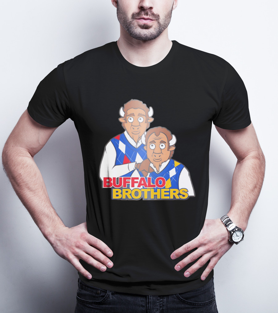 Buffalo Brothers Buffalo Bills Football 2026 Cartoon T-Shirt