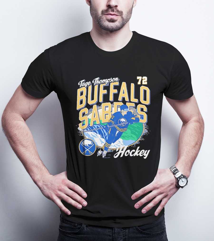 Tage Thompson 72 Buffalo Sabres Hockey Player T-Shirt