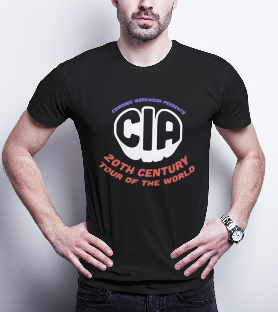 CIA 20th Century Tour Of The World George Widener Presents T-Shirt