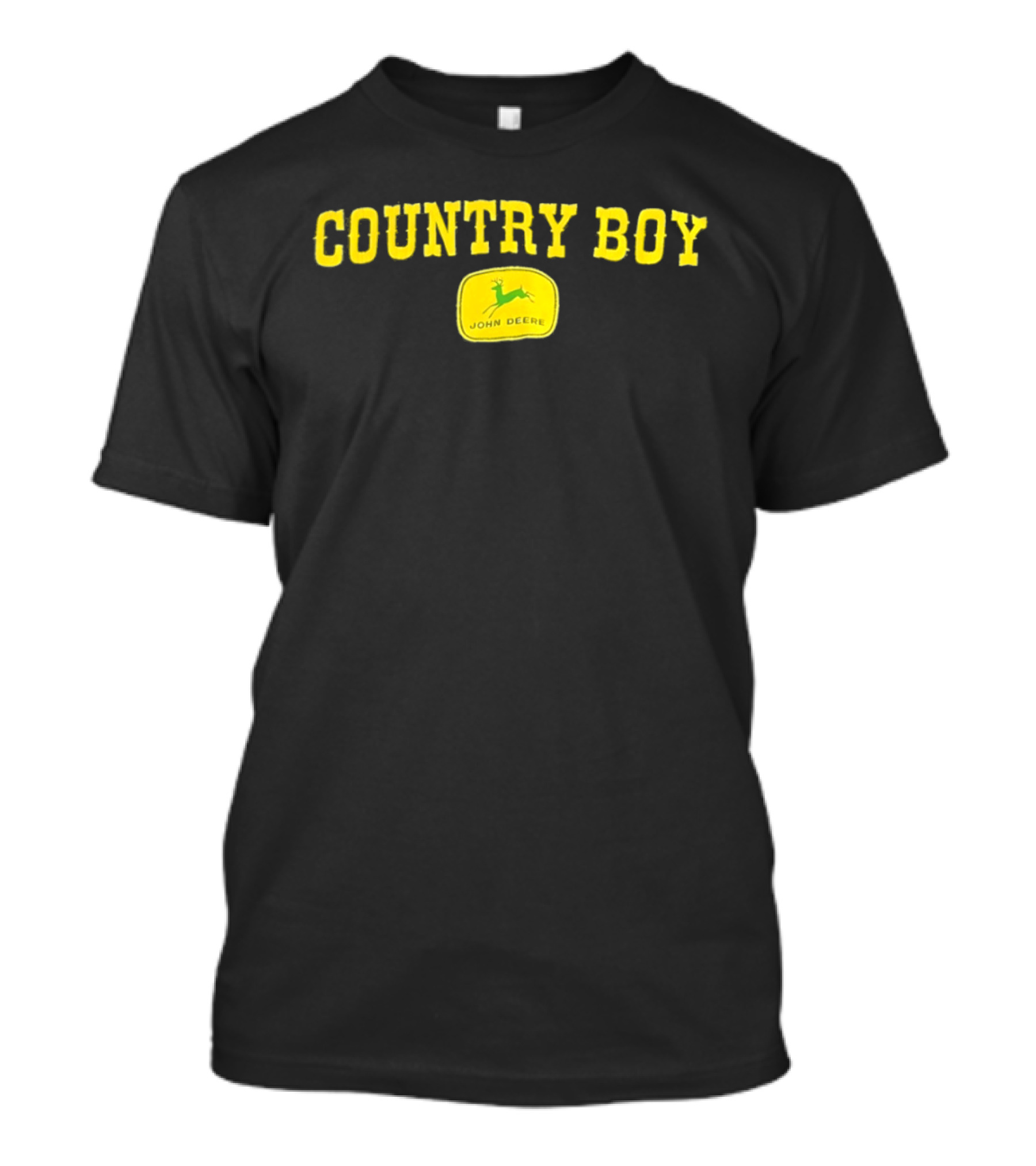 Country Boy John Deere Logo Farming Lifestyle T-Shirt