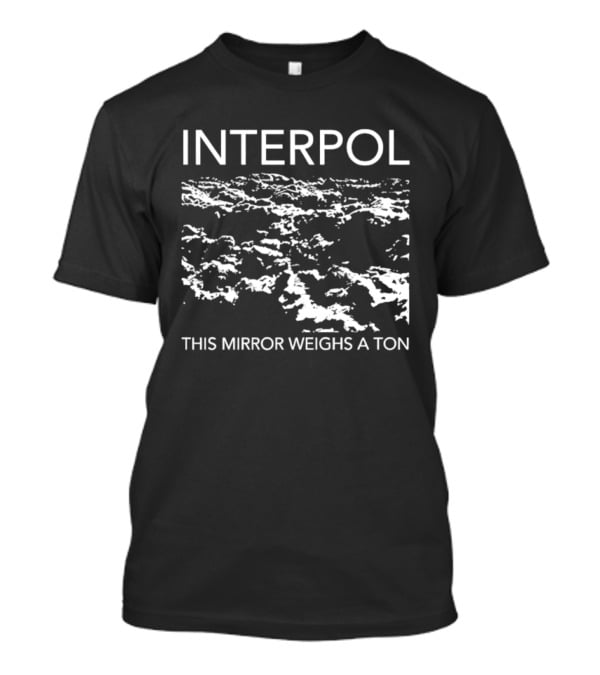 Interpol This Mirror Weighs A Ton Distressed Abstract T-Shirt