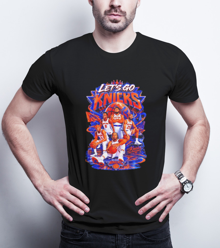 Jalen Brunson New York Knicks Let's Go 2026 NBA Basketball Players T-Shirt