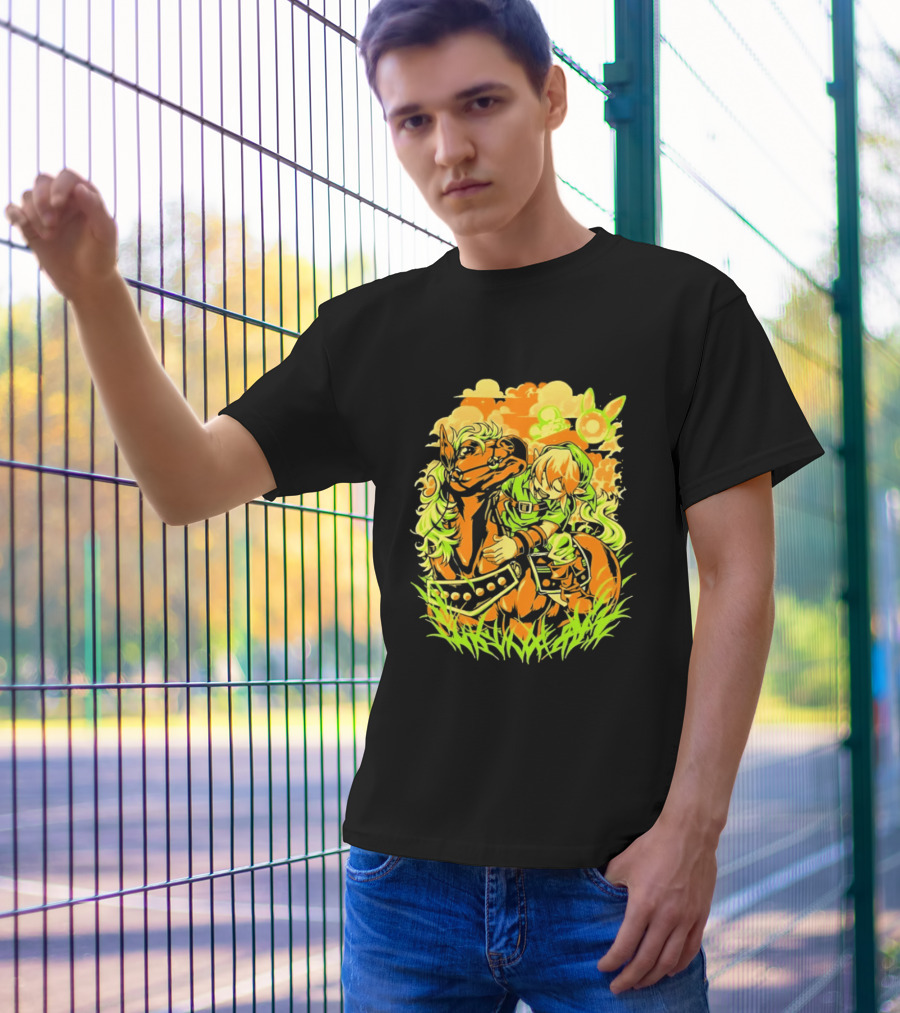 Legend Of Zelda Link And Epona Journey Through Hyrule Fields Adventure T-Shirt