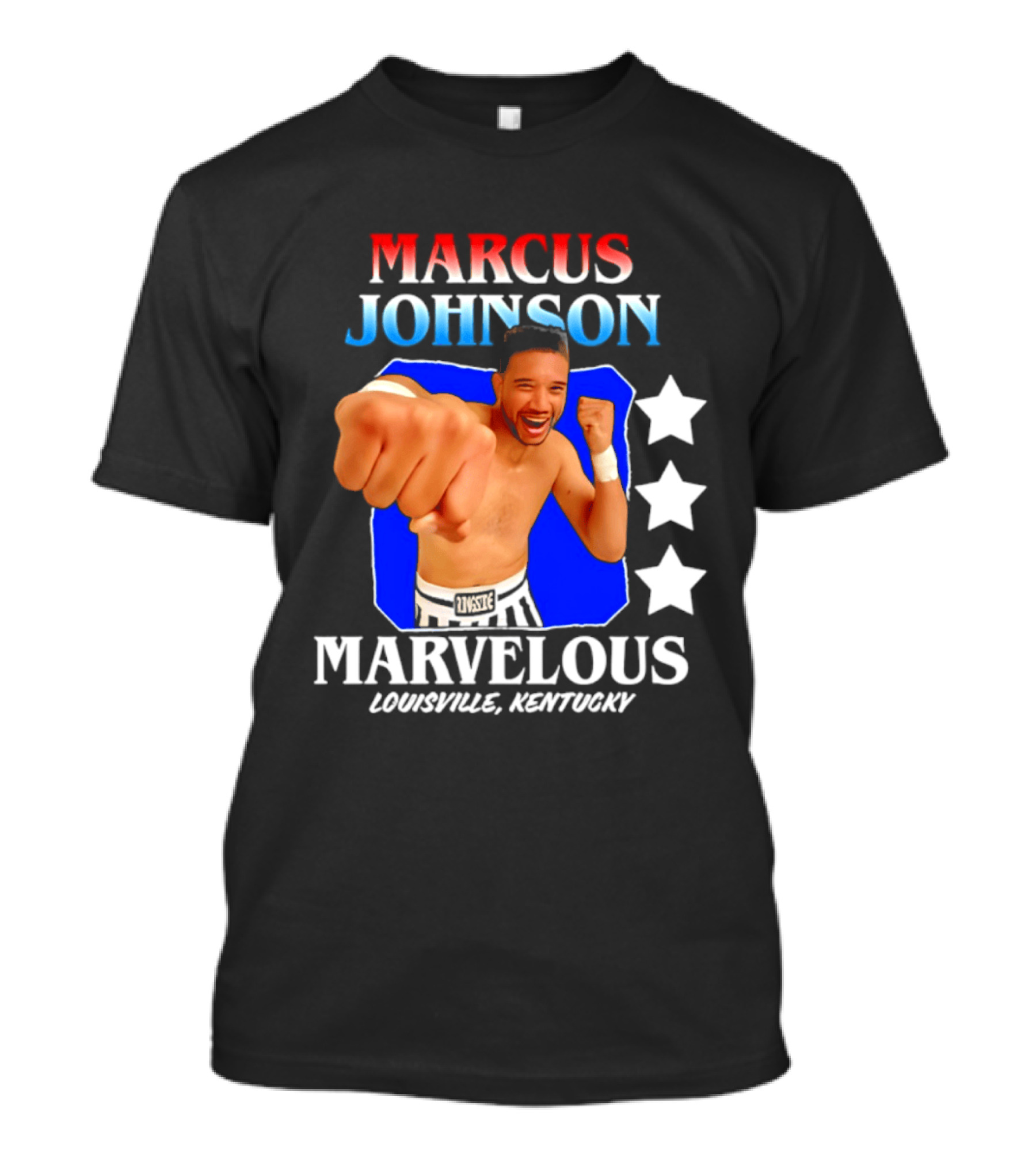 Marcus Johnson Marvelous Boxer Louisville Kentucky T-Shirt