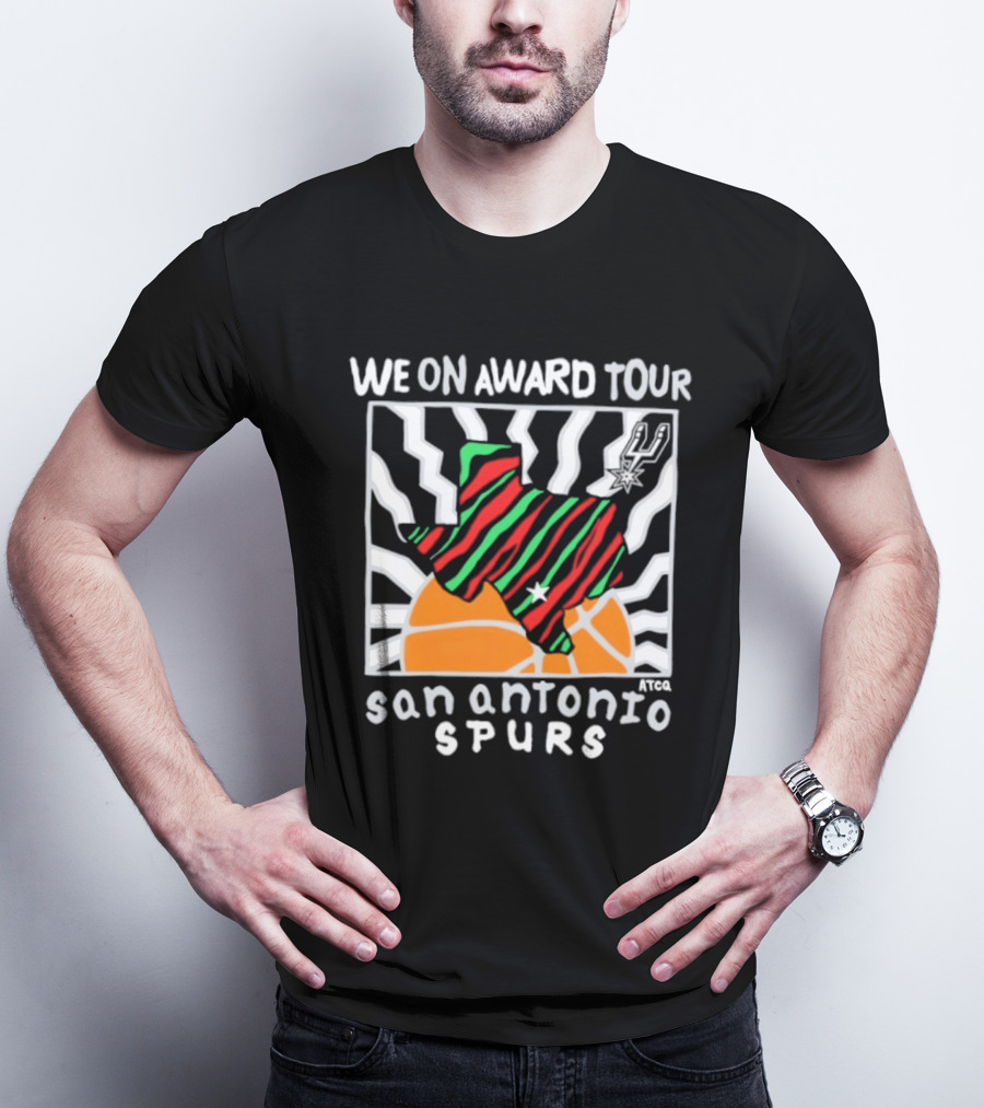 San Antonio Spurs We On Award Tour A Tribe Called Quest Basketball Texas T-Shirt