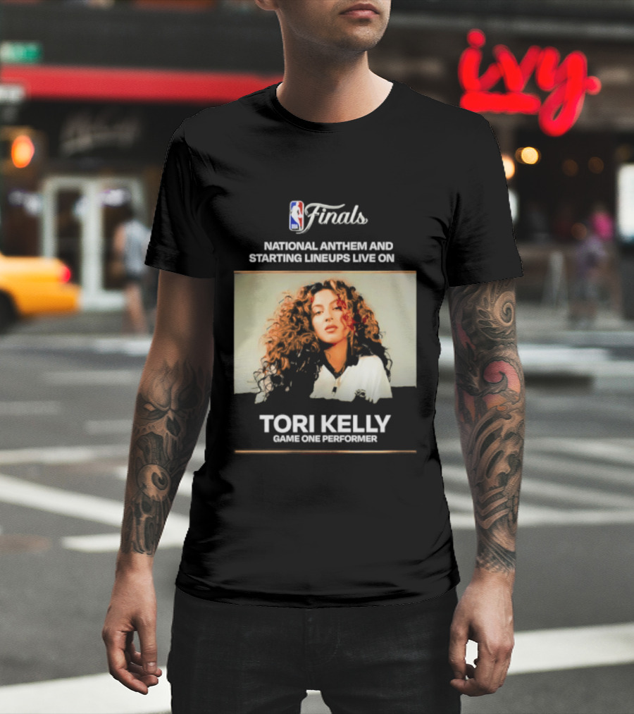 NBA Finals Tori Kelly Game One Performer National Anthem And Starting Lineups Live T-Shirt