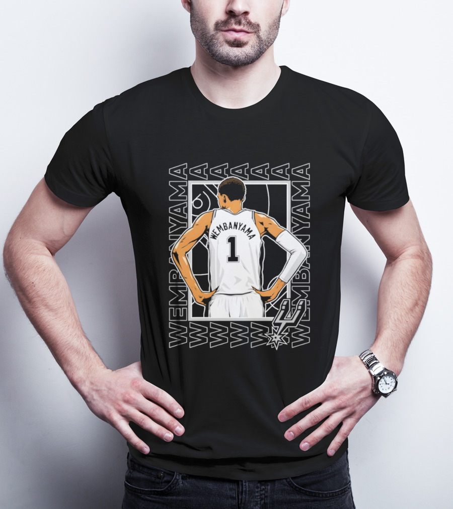 Victor Wembanyama San Antonio Spurs Number 1 NBA Basketball Player 2026 T-Shirt