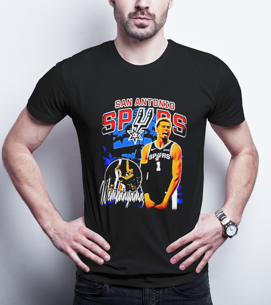 San Antonio Spurs Wembanyama Victor NBA Basketball Player T-Shirt