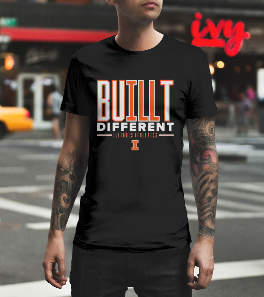 BuILLt Different Illinois Athletics I T-Shirt