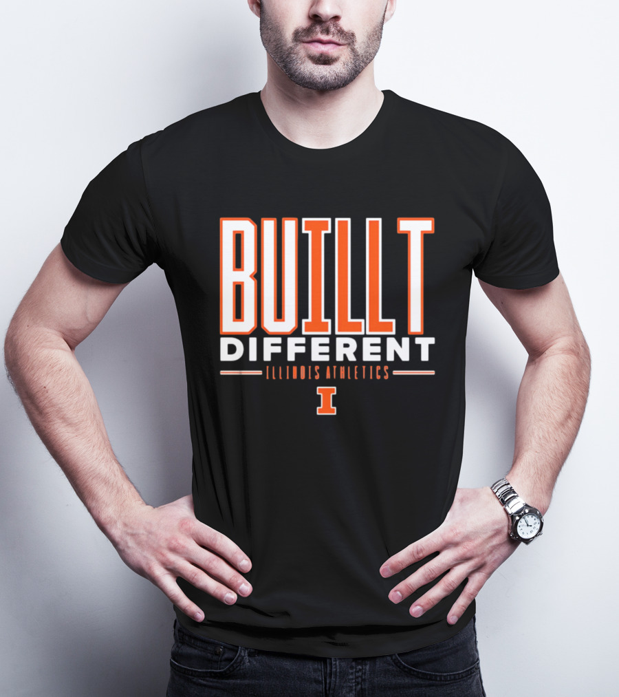 BuILLt Different Illinois Athletics I T-Shirt