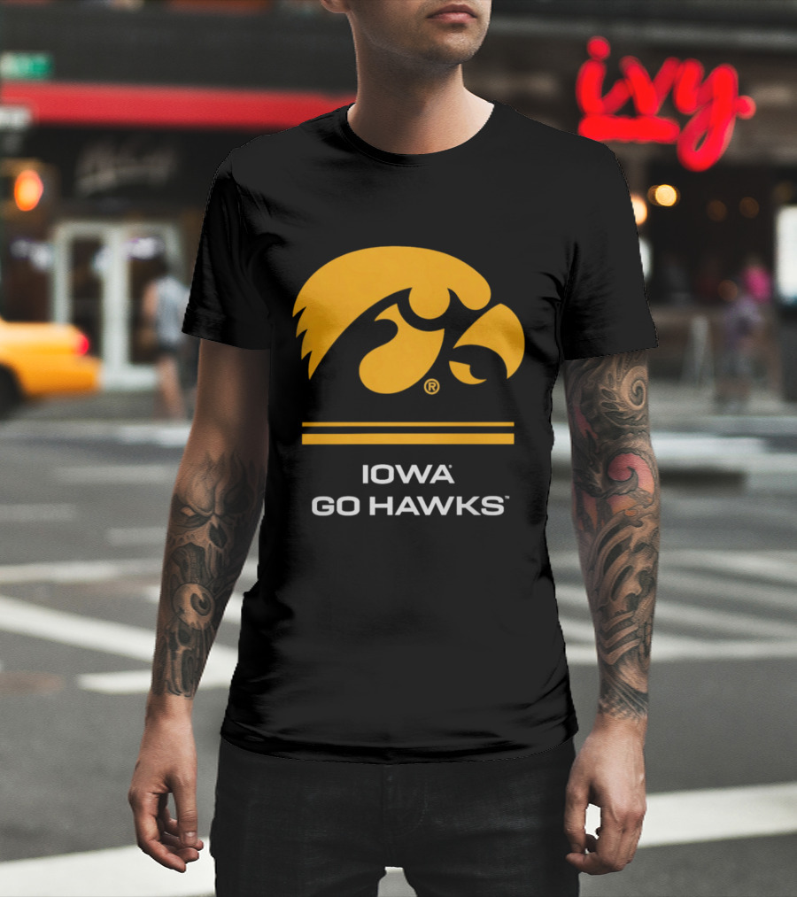 Iowa Hawkeyes Go Hawks T-Shirt