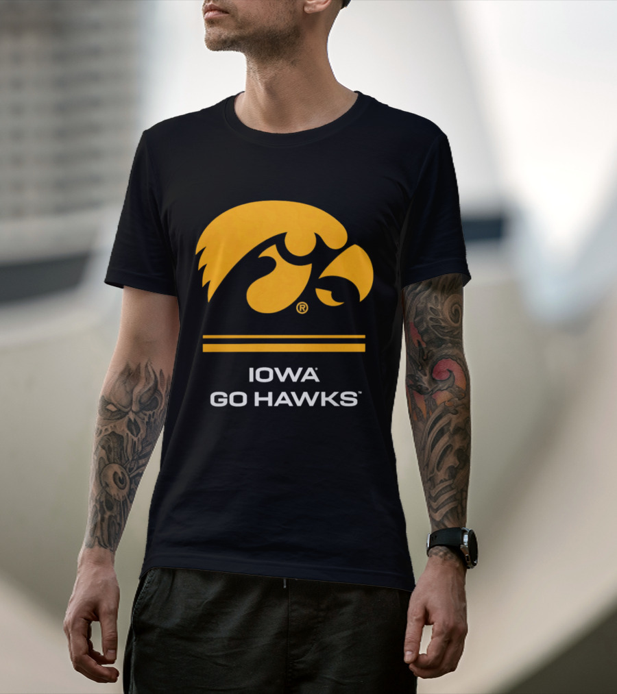 Iowa Hawkeyes Go Hawks T-Shirt