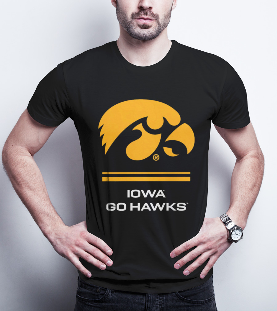 Iowa Hawkeyes Go Hawks T-Shirt
