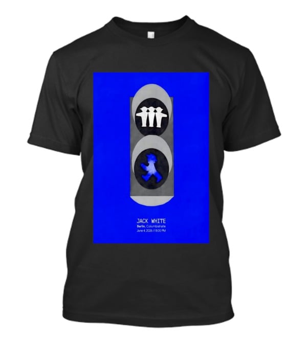 Jack White Berlin Columbiahalle June 4 2026 Ampelmann Traffic Light Icon Concert 8PM T-Shirt
