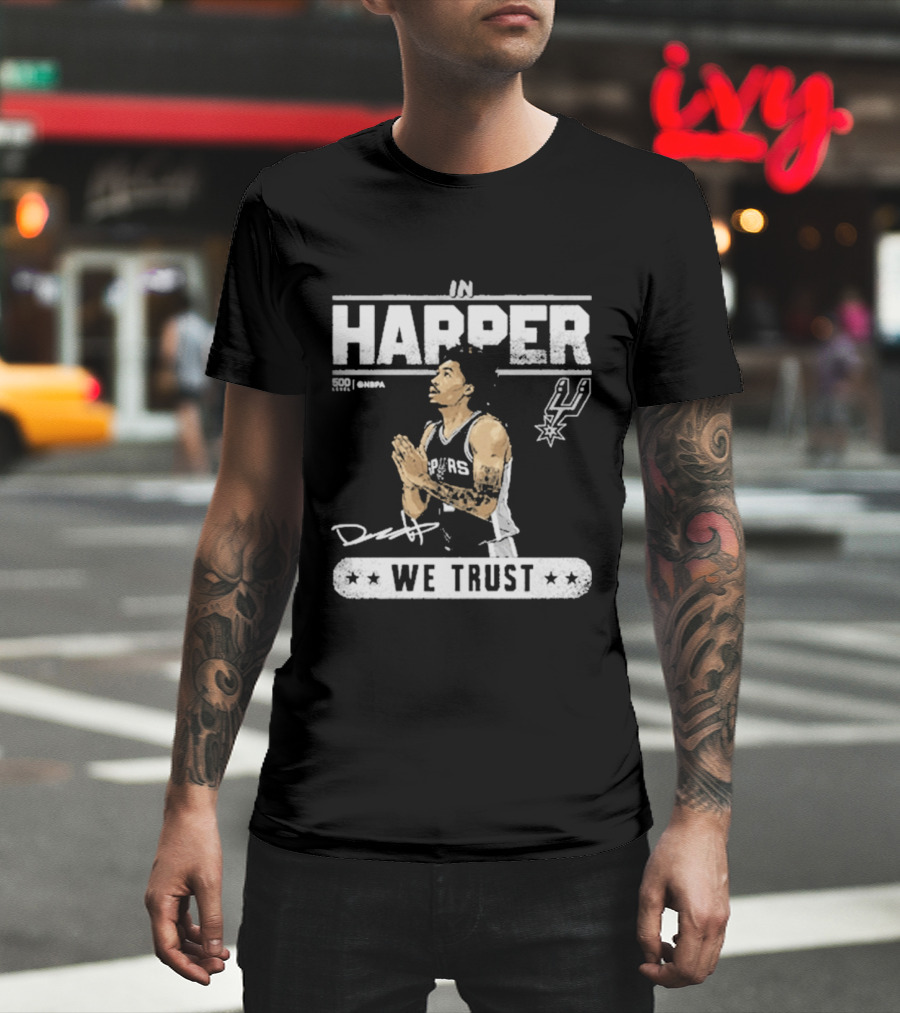 San Antonio Spurs Harper We Trust T-Shirt