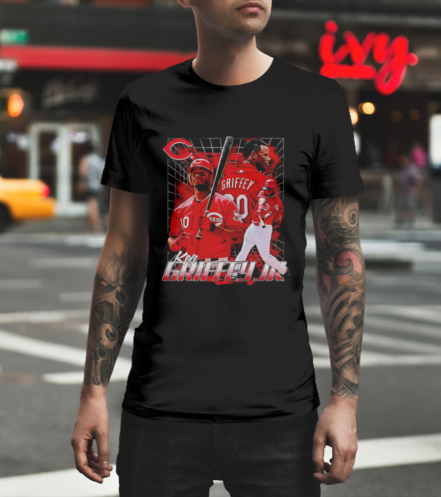 Ken Griffey Jr Cincinnati Reds Baseball Player 30 Reds Griffey T-Shirt