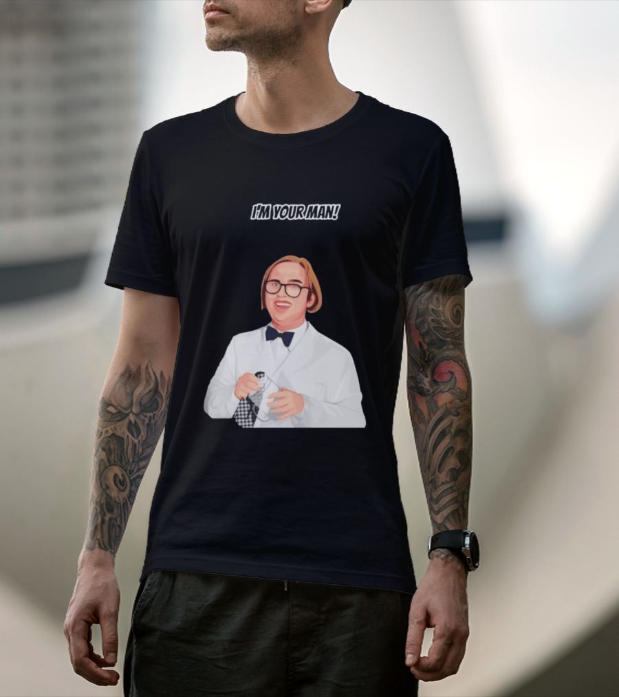 Max And Paddy I Am Your Man Bow Tie White Jacket T-Shirt