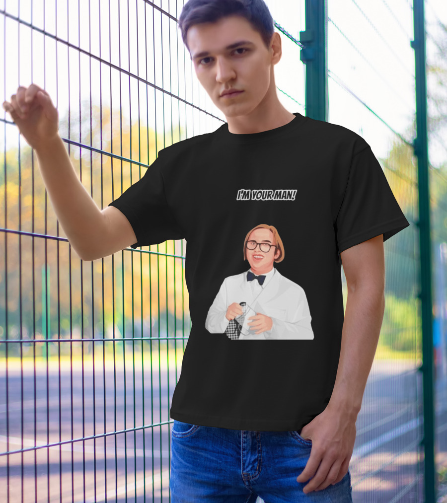 Max And Paddy I Am Your Man Bow Tie White Jacket T-Shirt