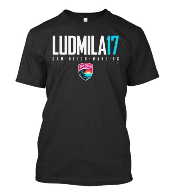 Ludmila 17 San Diego Wave FC San Diego Wave T-Shirt
