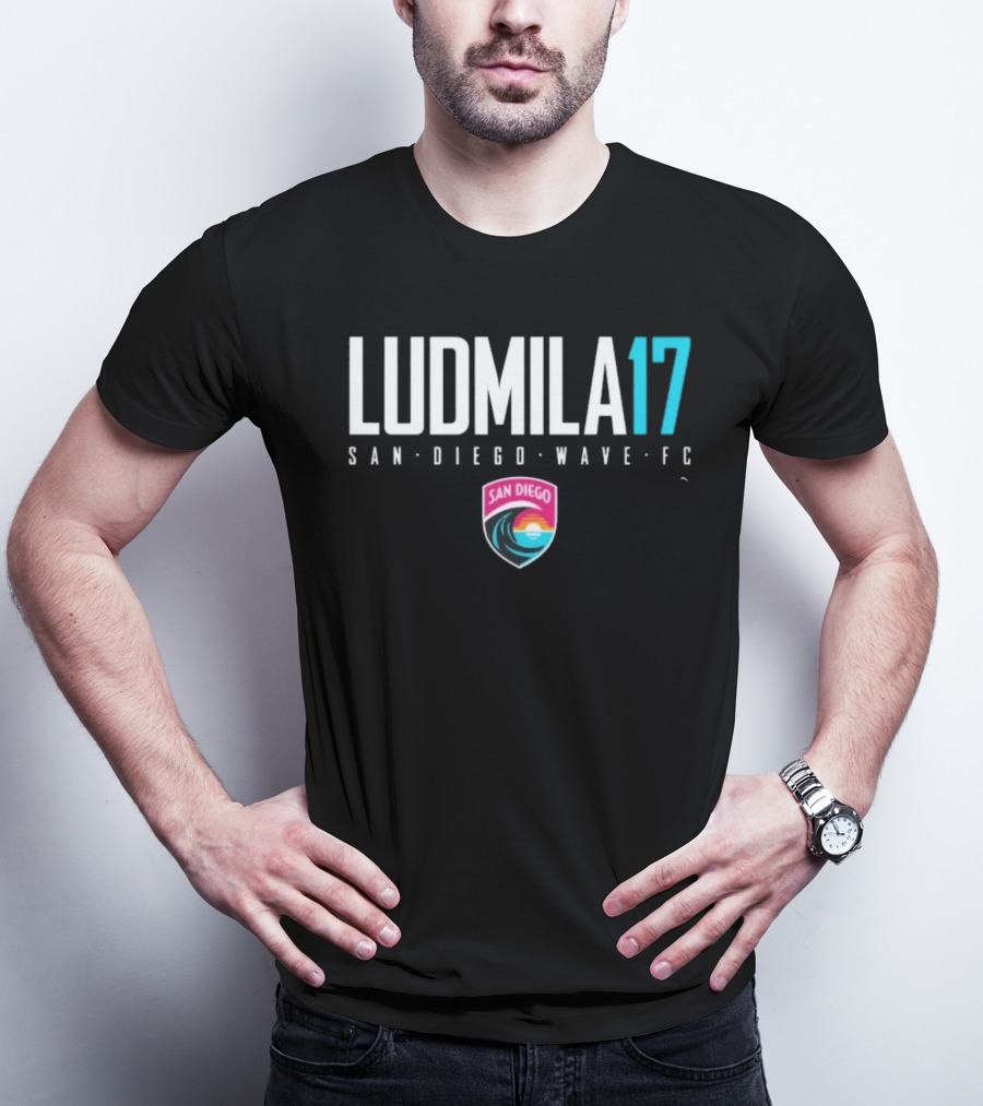 Ludmila 17 San Diego Wave FC San Diego Wave T-Shirt