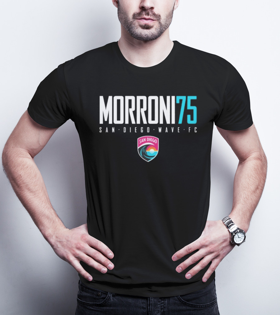 San Diego Wave FC Morroni 75 Soccer Team T-Shirt