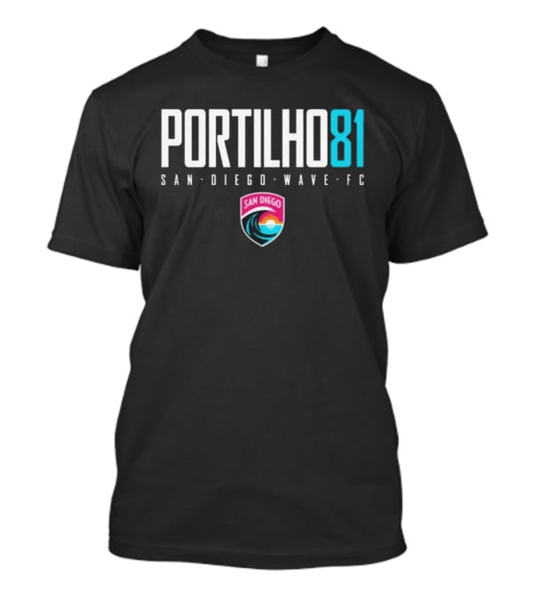 San Diego Wave FC Portilho 81 Sports San Diego Wave FC T-Shirt