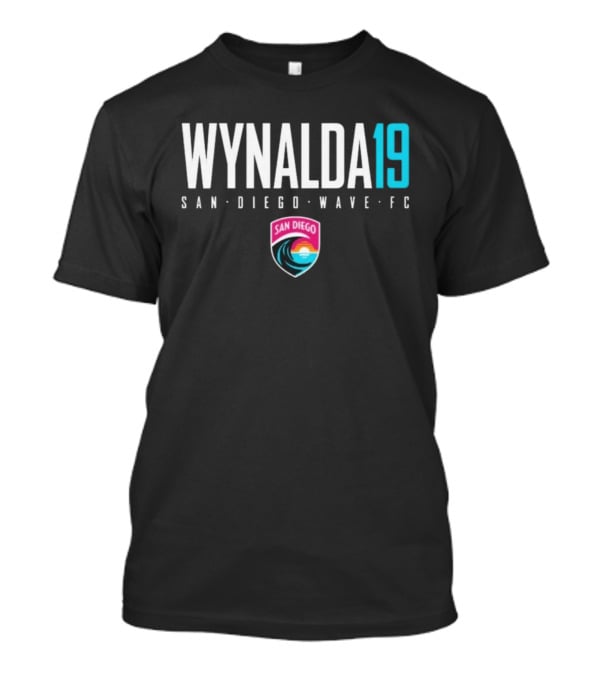 San Diego Wave FC Wynalda 19 Soccer Team T-Shirt