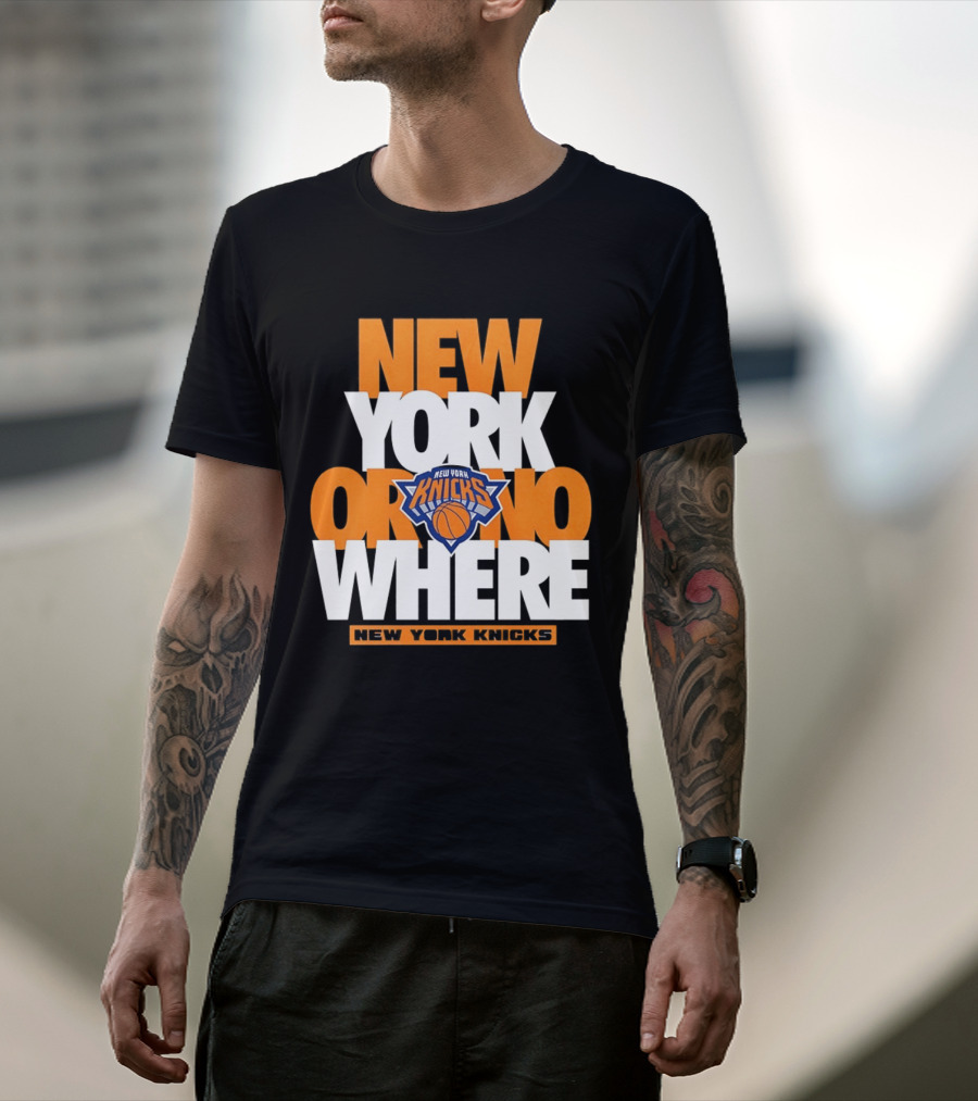 New York Knicks Basketball New York Or Nowhere 2026 T-Shirt