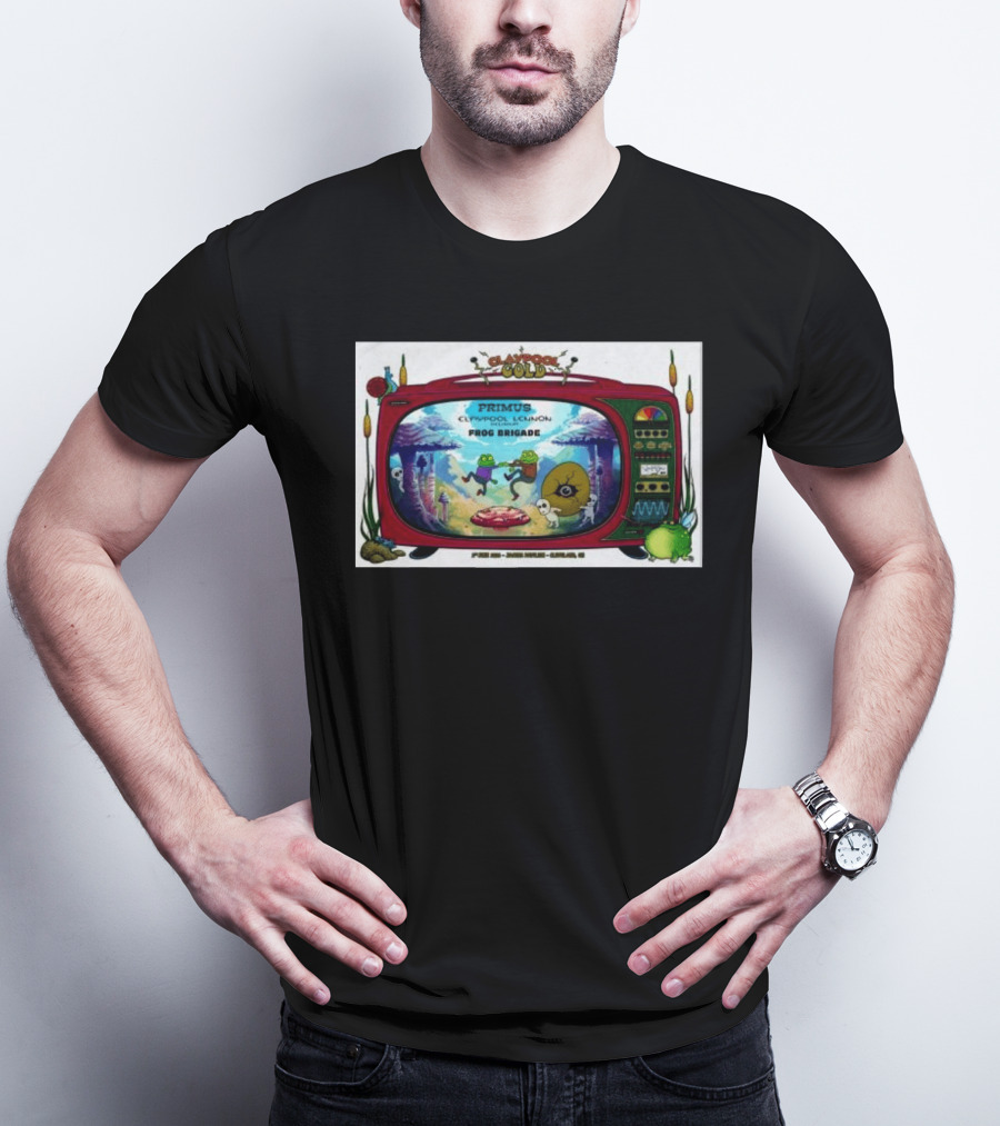 Primus Claypool Lennon Delirium Frog Brigade Tour Cleveland June 2 2026 T-Shirt