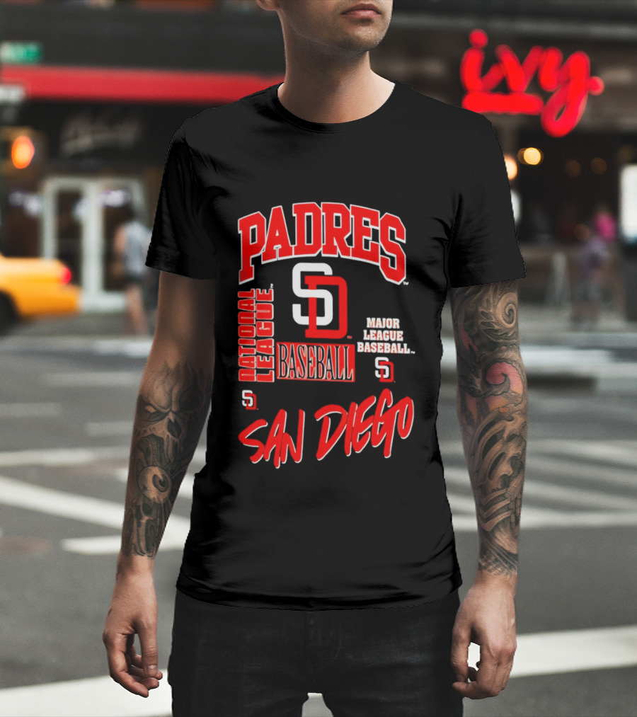 Padres San Diego SD National League Major League Baseball T-Shirt
