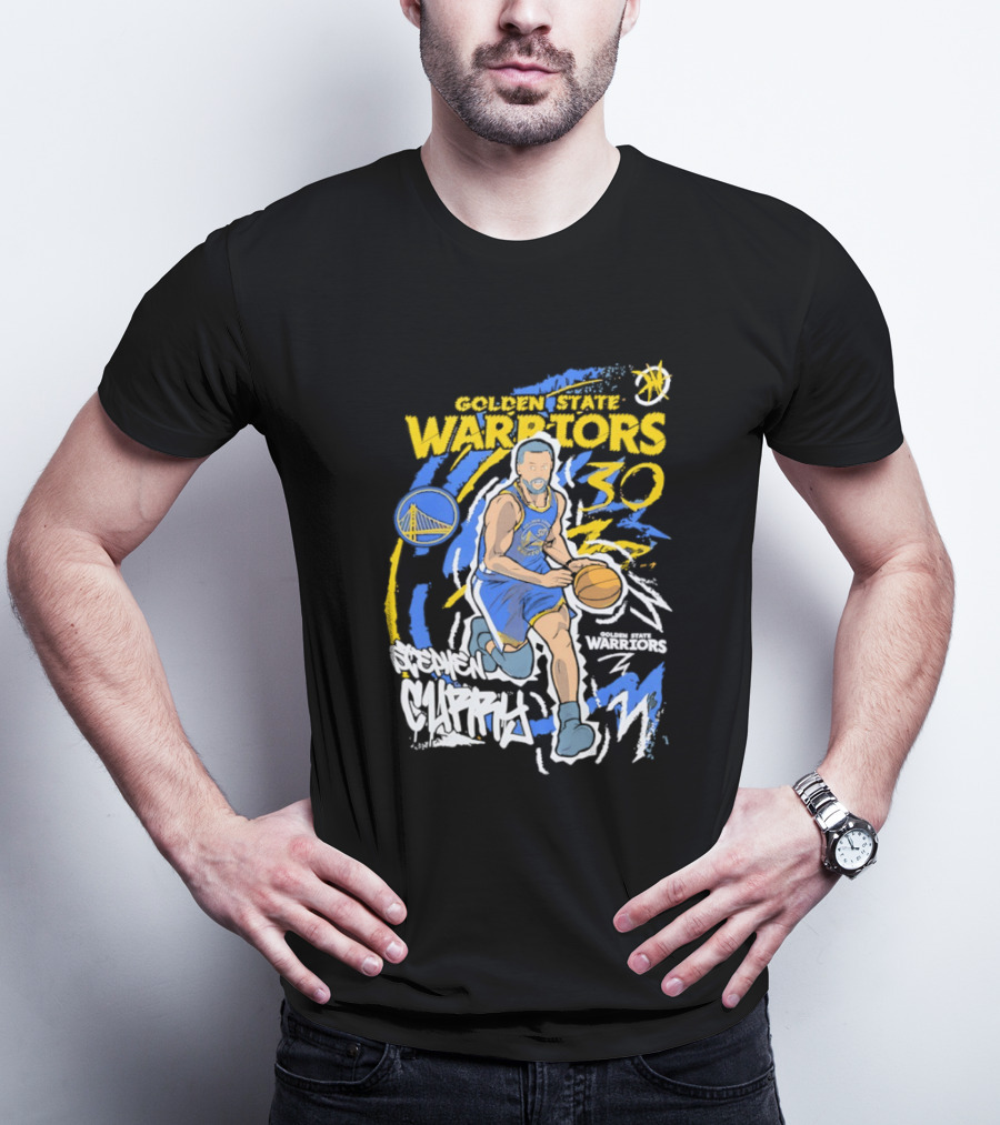 Golden State Warriors Stephen Curry 30 Basketball Player T-Shirt