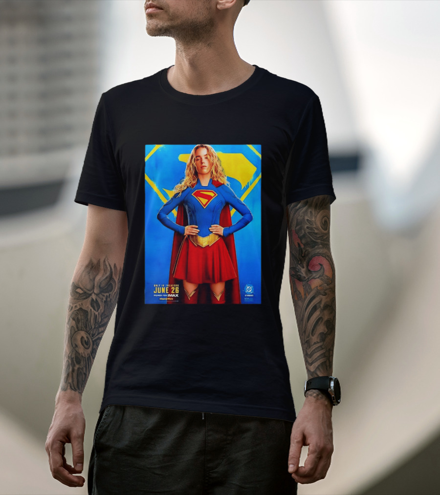 DC Studios Supergirl Movie June 26 Theaters Imax T-Shirt