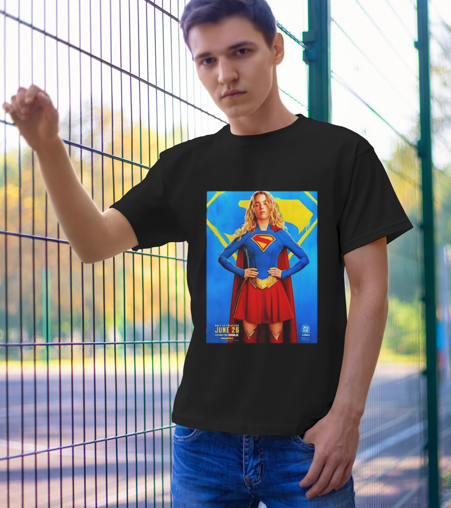 DC Studios Supergirl Movie June 26 Theaters Imax T-Shirt